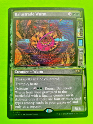MTG Duskmourn - House of Horror - Balustrade Wurm - Showcase - Foil | eBay