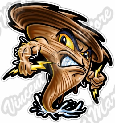 Twister Tornado Weather Storm Hurricane Car Bumper Vinyl Sticker Decal ...