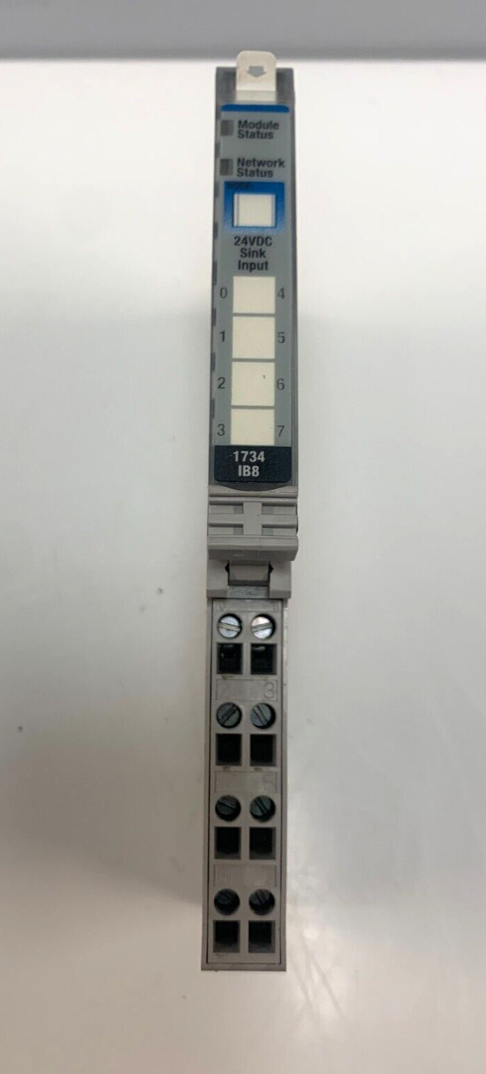 Allen Bradley 1734-IB8 Point I/O FW 3.022 SER D , With Base! - Free ...