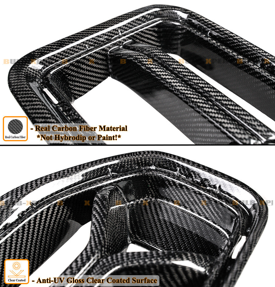 FOR 23-25 BMW G87 M2 CSL STYLE REAL CARBON FIBER FRONT NOSE KIDNEY ...
