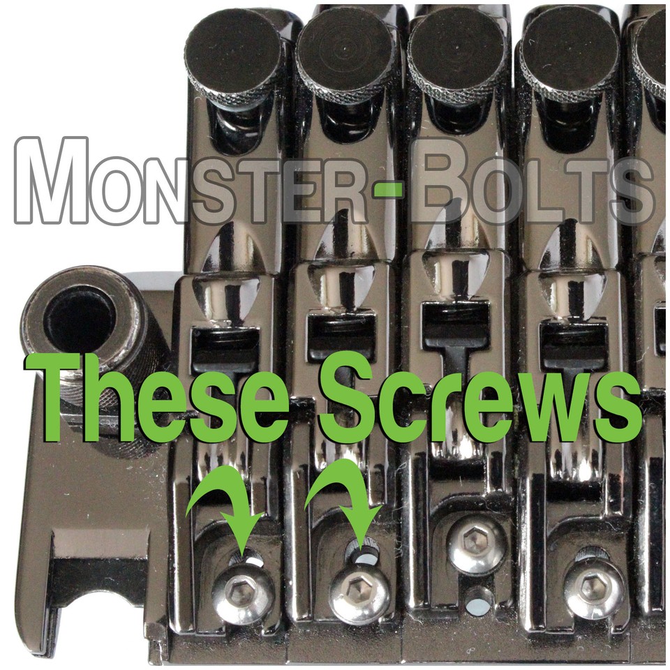 Ibanez Edge Zero / ZR Saddle Intonation Mounting Hold Screws ...