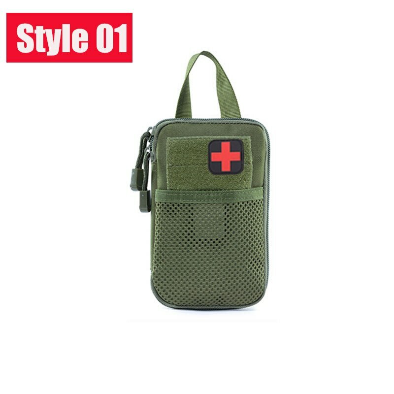 Tactical Waist Bag Survival First Aid Bag Military Outdoor SOS Pouch ...