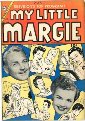 My Little Margie # 5 VERY GOOD 1955 Name written on cover @ top Writing ...