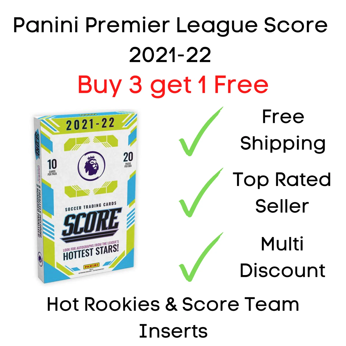 SCORE Premier League 2022-23 Trading Cards Retail Box