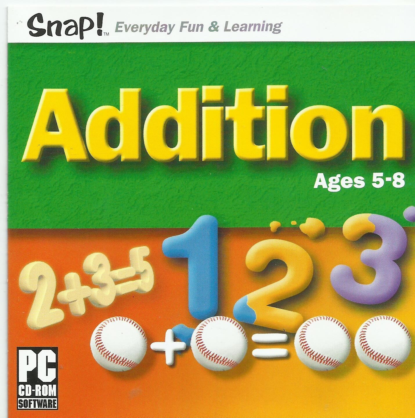 Snap! Addition ~ Topics Entertainment ~ Children's ~ CD ~ New | eBay