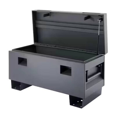 Job Site Box Trinity Gray 36 in Carrying Handles Truck Bed Proof ...