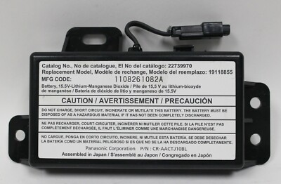 2012-2015 Camaro SS 1LE ZL1 Lithium Ion Back Up Reserve Battery ...
