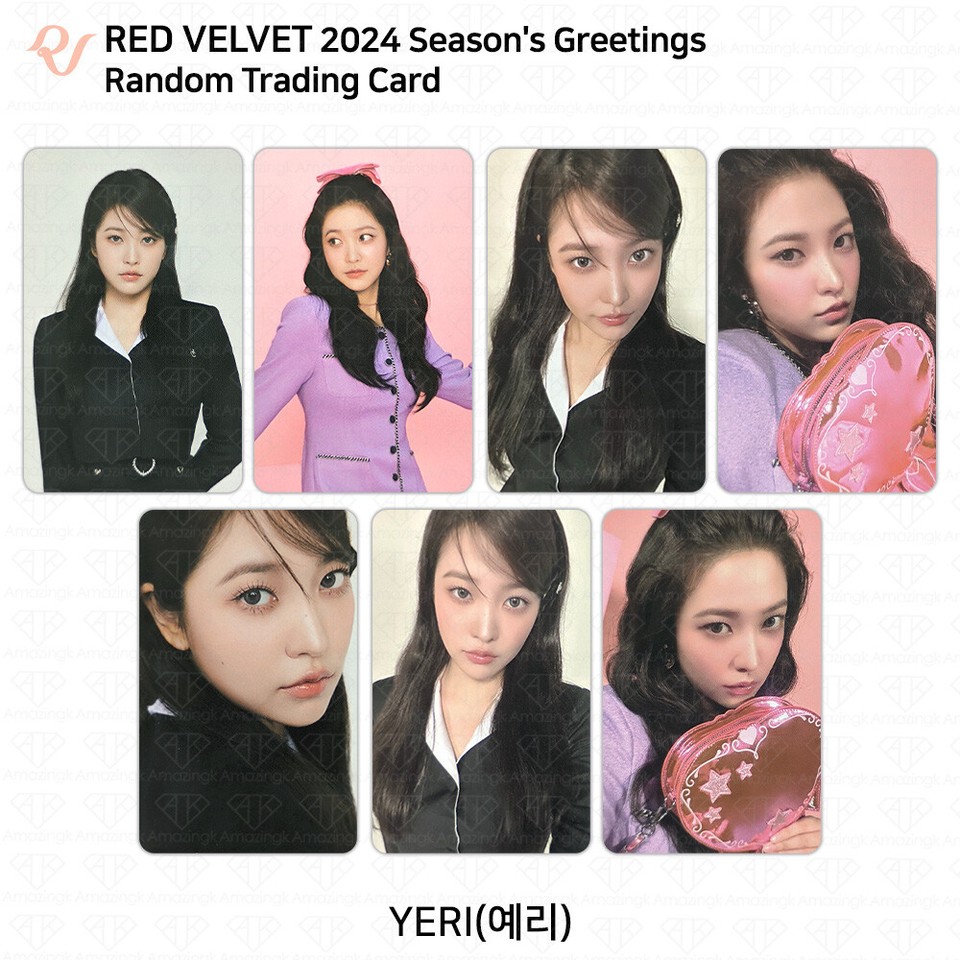Red Velvet 2024 Season's Greetings Random Trading Card Concept Selfie ...