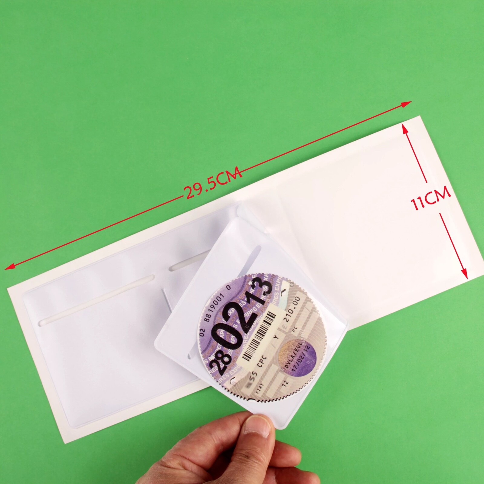 New White Windscreen Tax, Insurance, NCT Disc Holder for Cars Vans Taxi ...