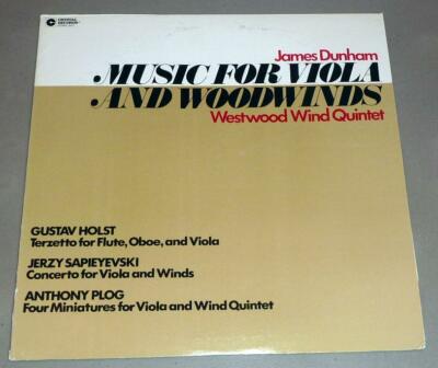 MUSIC FOR VIOLA & WOODWINDS LP James Dunham - Crystal S647 (1984) | eBay