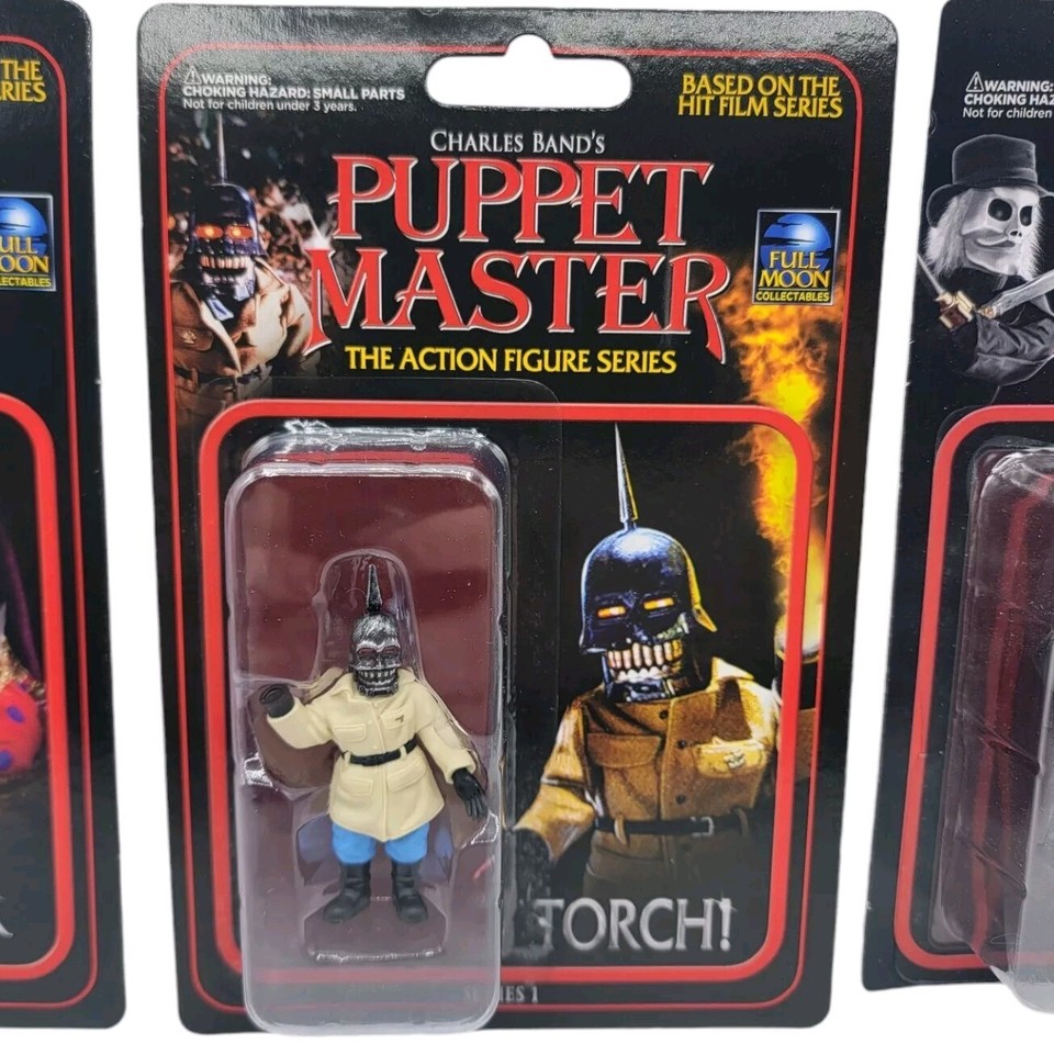 Set of 3 Puppet Master Horror Movie Film Action Figures Toy Blade ...
