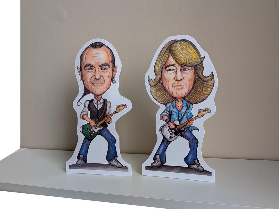 Status Quo Cartoon Desktop Standee Set | eBay UK