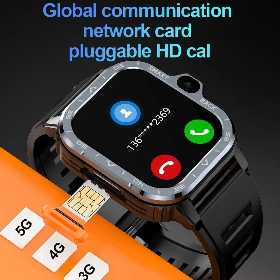 Android Smart Watch GPS 4G RAM/64G ROM HD Dual Camera NFC SIM Card WIFI ...