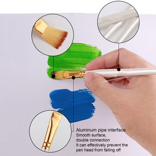 5pcs Oil Painting Brush Non-shedding Draw Good Tenacity Drawing Pen ...