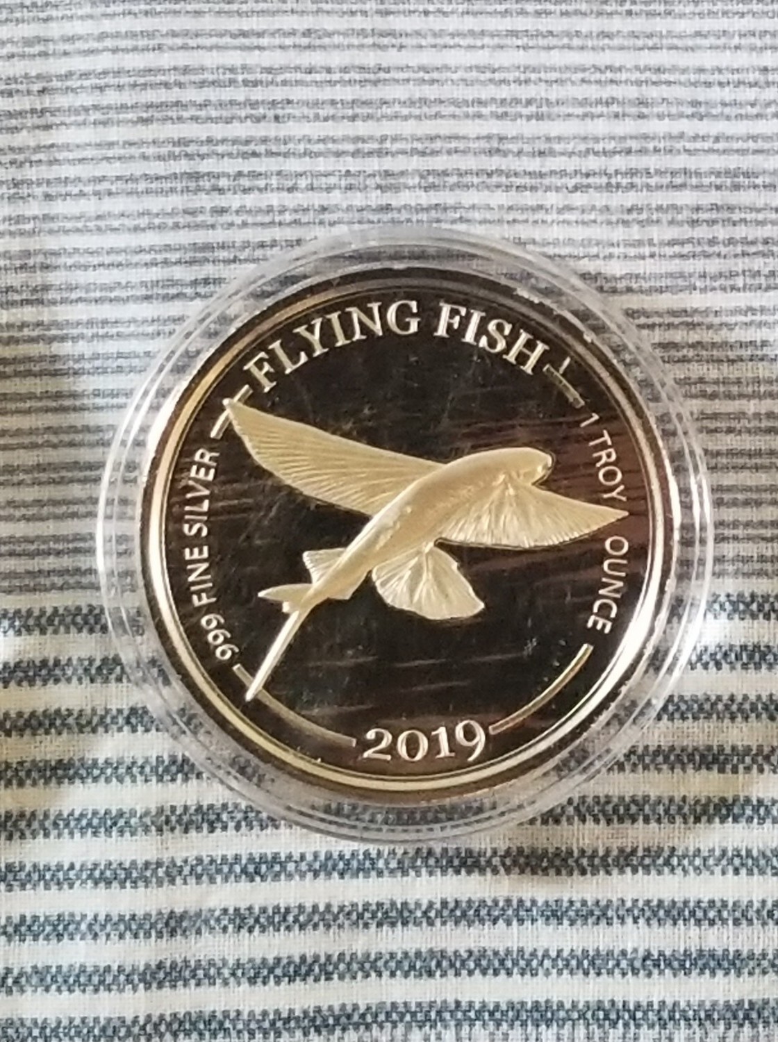 2019 Barbados Flying Fish 1 oz Silver Round .999 | eBay