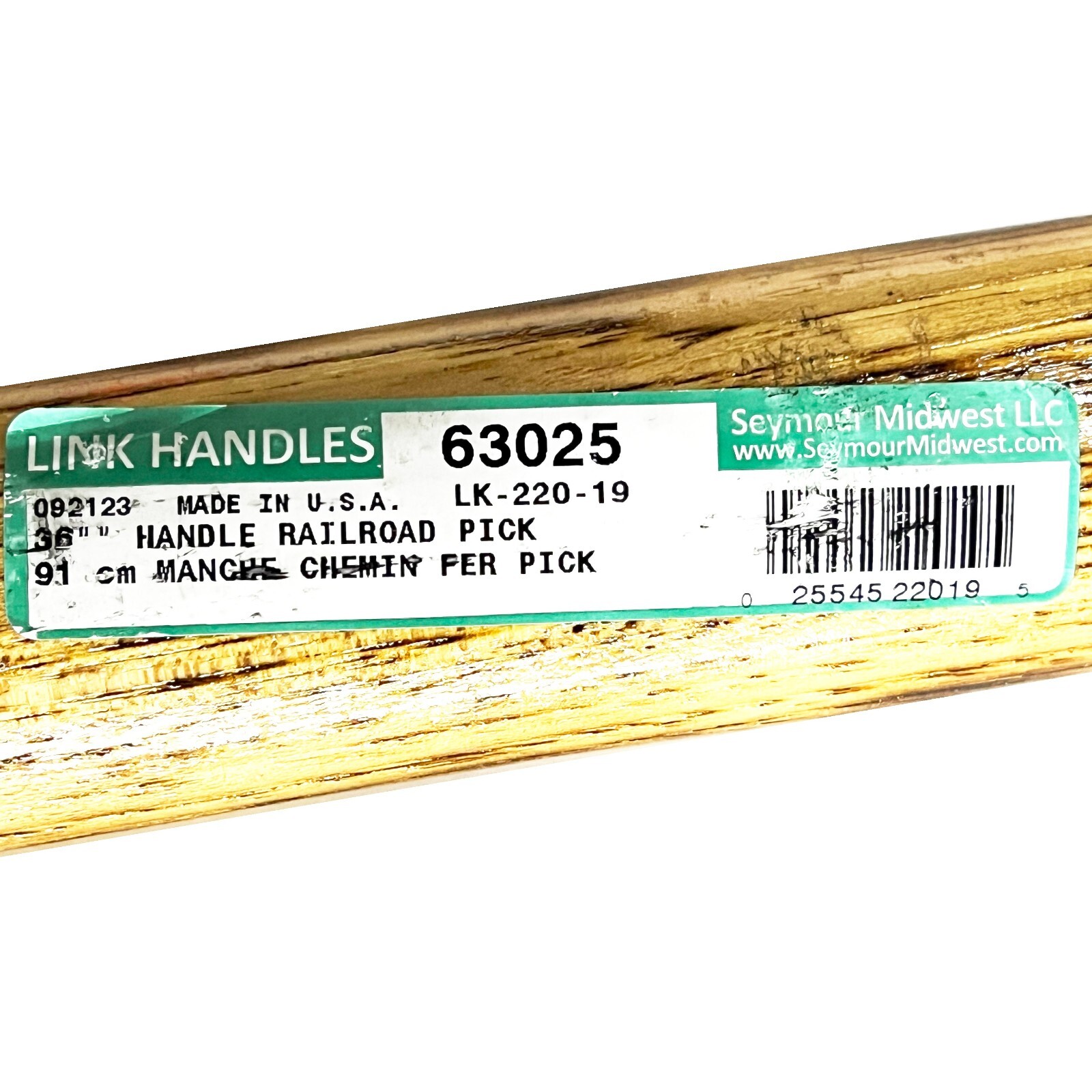 Link Handles Wood Pick/Mattock Handle, 36'', Hickory, US made ...