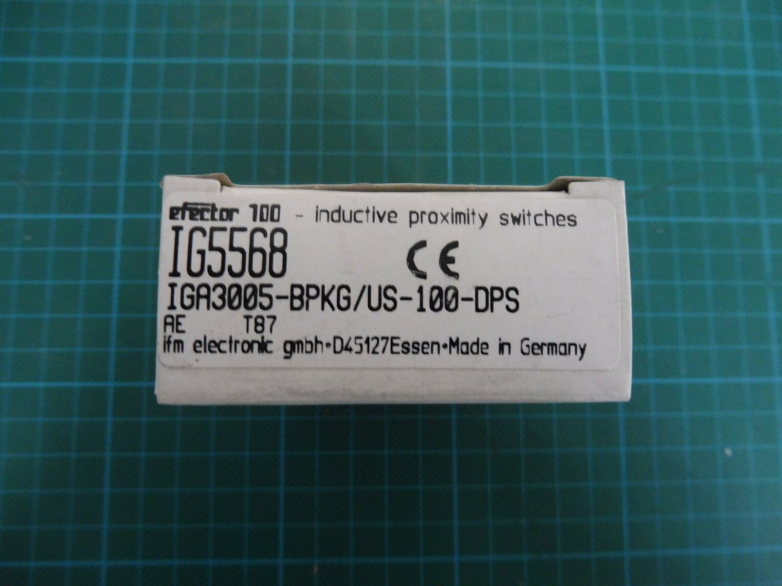 1 x IFM Induktiver Näherungssensor IG5568; IGA3005-BPKG/US-100-DPS | eBay.de