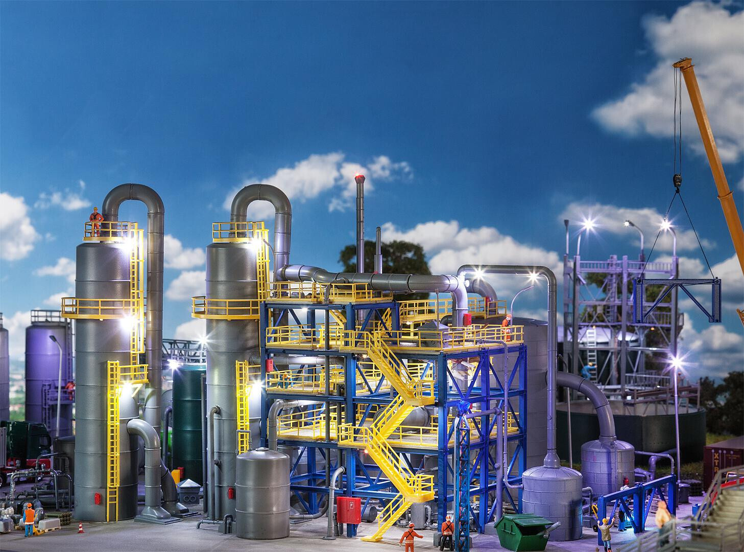 FALLER Chemical Plant Building Kit (130175) for sale online | eBay