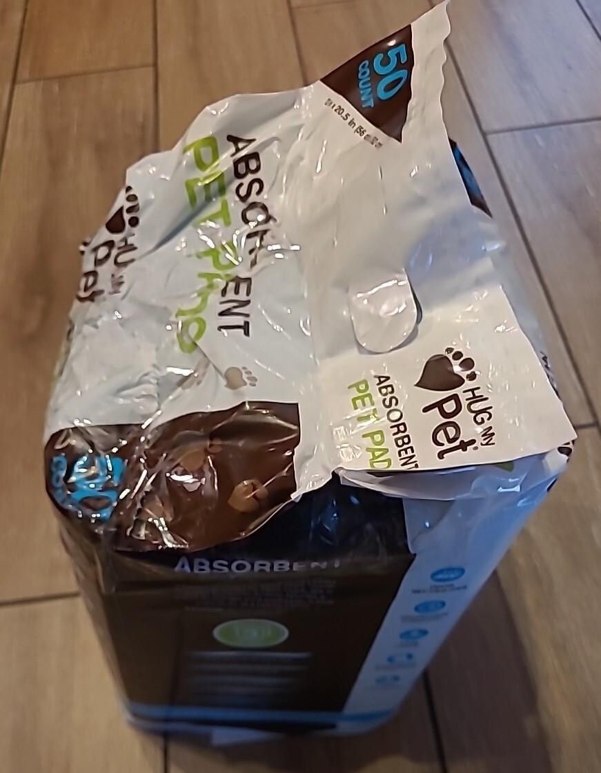 Hug My Pet Absorbent Pet Pads For Dogs 5-Layer Ultra-Absorbent Blue ...