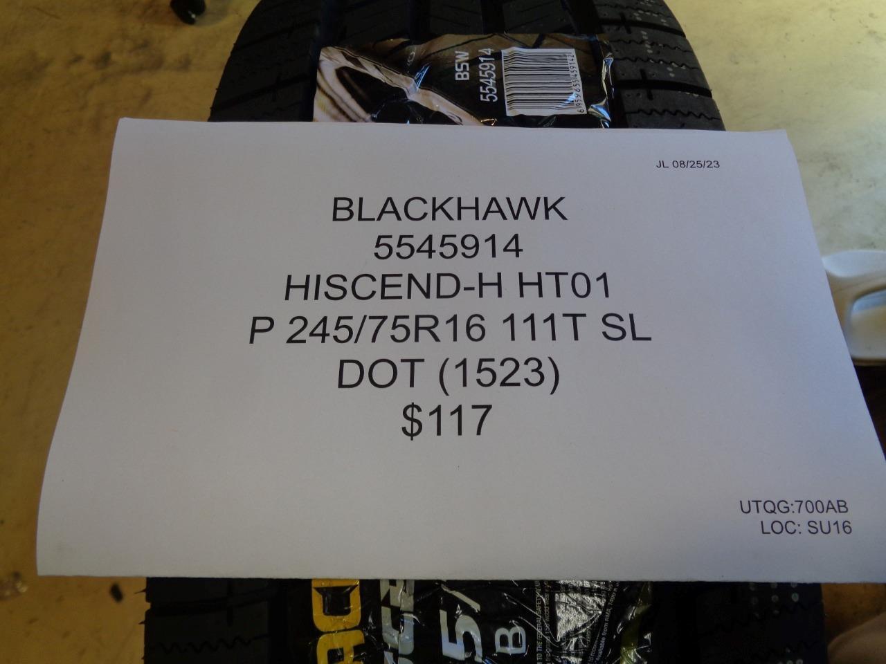 Blackhawk Hiscend-H HT01 245/75R16 Tire for sale online | eBay