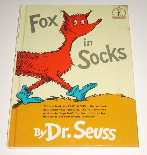 Fox In Socks by Dr. Seuss 1993 , Hardcover Book | eBay