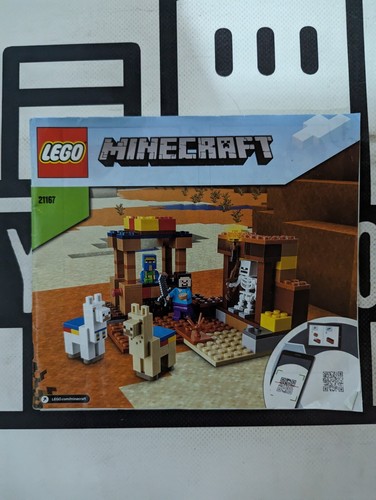 LEGO Minecraft: The Trading Post 21167 MANUAL Instruction Booklet ONLY ...