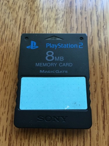 Sony Playstation 2 PS2 Official OEM MagicGate 8mb Memory Card Genuine ...