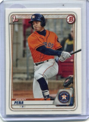 2020 Bowman - JEREMY PENA - Rookie Card #61 - HOUSTON ASTROS | eBay
