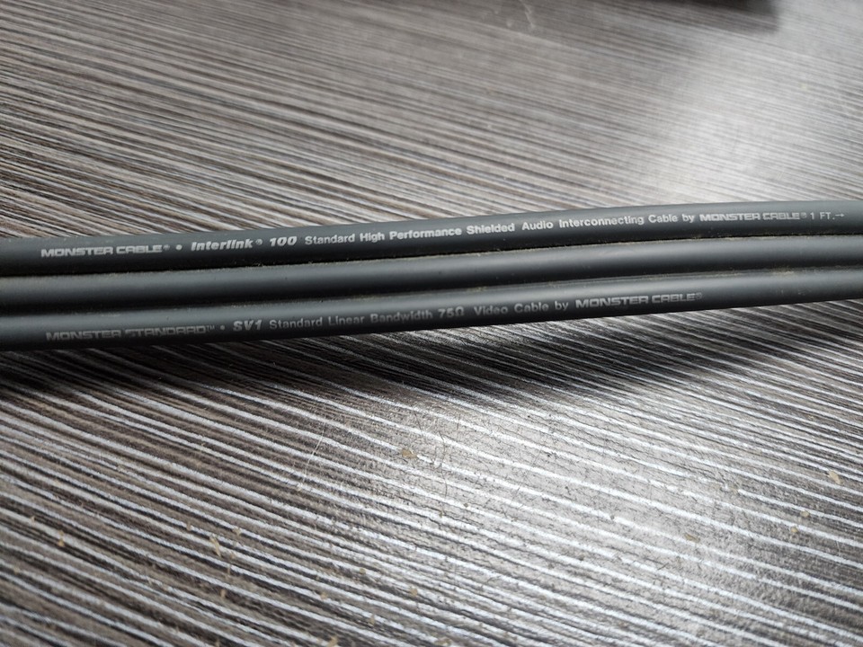 Monster AV Cable 59 in 1.5M (4.9') Interlink 100 SV1 Audio Video Connection Kit | eBay