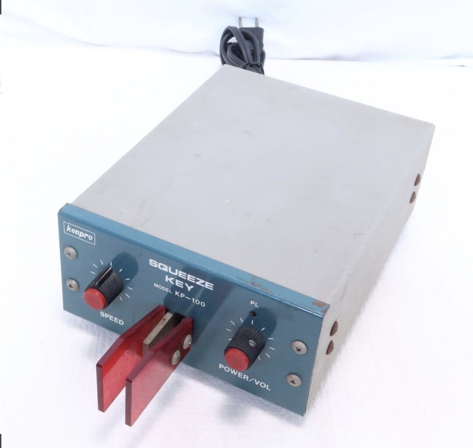 KENPRO KP-100 Squeeze Key Morse Code Telegraph Key Tested Working | eBay