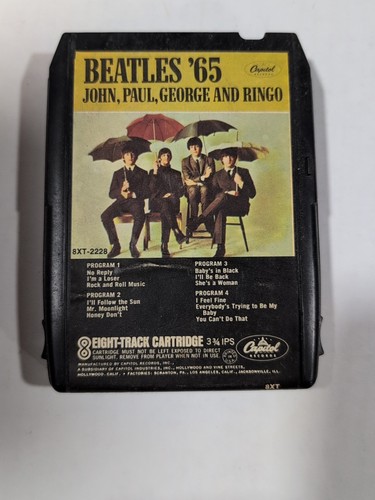 8 track tape untested "Beatles '65" 8XT 2228 | eBay