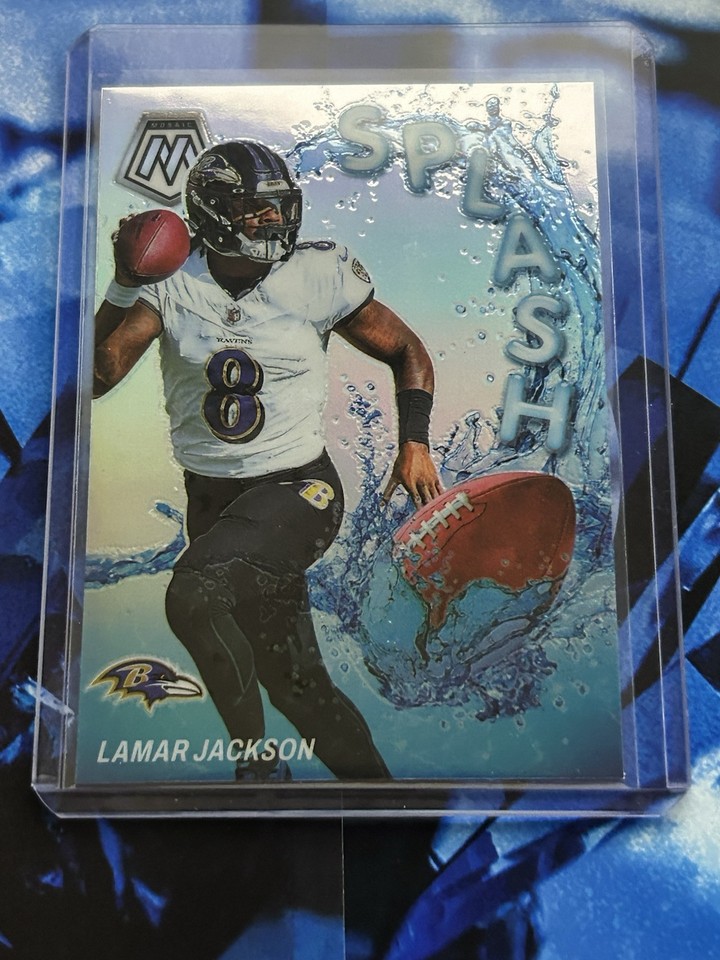 2024 Panini Mosaic - Splash Silver Prizm #SS-LJN Lamar Jackson | eBay