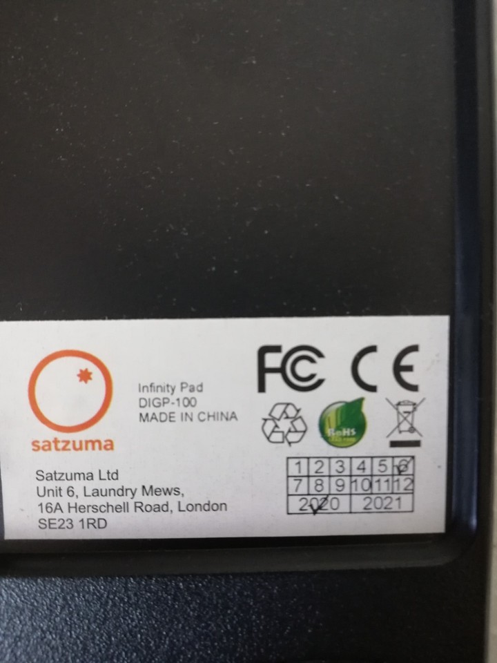 Digital Drawing Pad Infinity Pad Satzuma DIGP-100 Kids LCD Writing ...