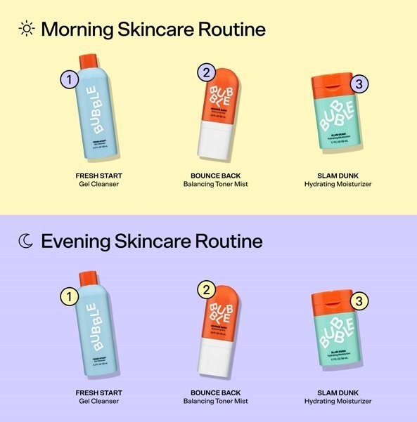 Bubble Skincare Bounce Back Refreshing Toner Spray, All Skin Types, 1.8 ...