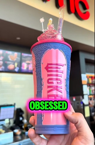 Wicked Movie AMC Glinda Collectible Cup And Topper With Straw Limited ...