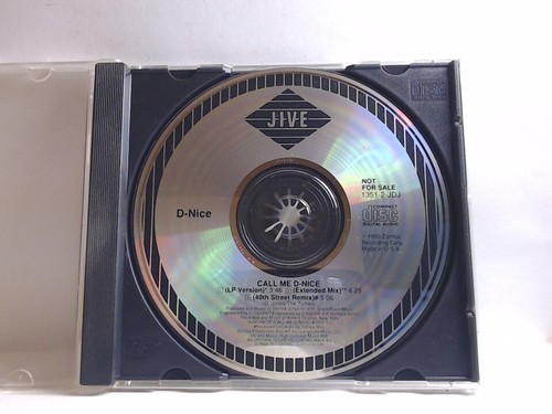 D-Nice – Call Me D-Nice (CD, Promo, US, 1990, Jive) BB132 | eBay