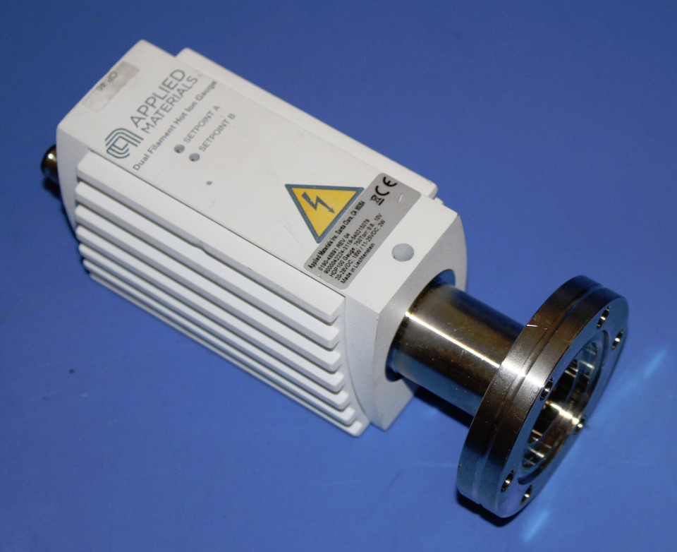 APPLIED MATERIALS DUAL FILAMENT HOT ION GAUGE W/SENSOR 0190-48891 AMAT ...