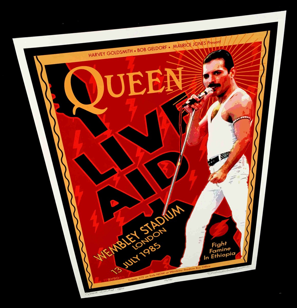 Affiche De La Reine Live Aid Funérailles D'Elizabeth II (direct): La