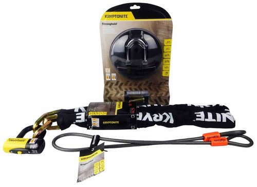 Kryptonite Stronghold 410 4 ft Looped cable NY 1415 Fahgettaboudit 5ft ...