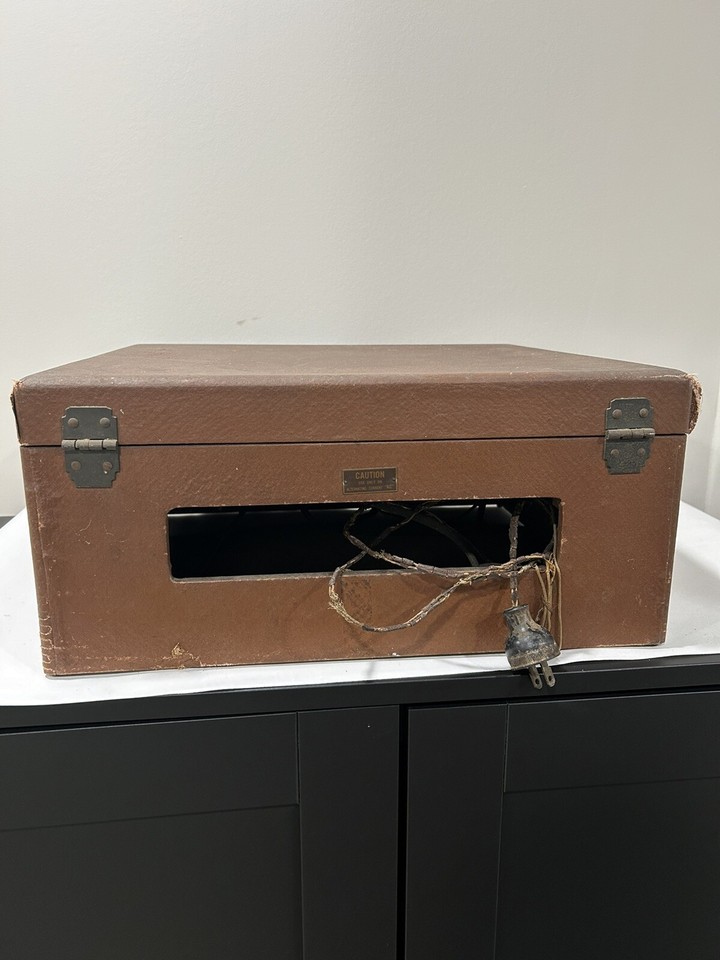 Vintage 1940s Emerson Record Player, WW2 Era Tabletop | eBay