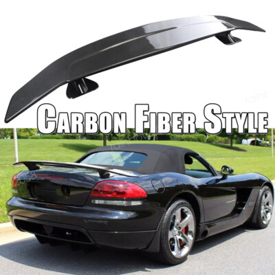 46" Carbon Style Rear Trunk Spoiler GT-Style Racing Wing For Dodge ...