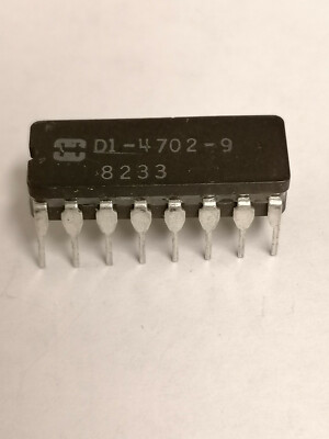 Bit Rate Generator - HD-4702 -- HARRIS D1-4702-9 Integrated Circuit ...