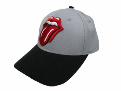 Rolling Stones Classic Tongue Grey 50th Anniversary Baseball Cap ...