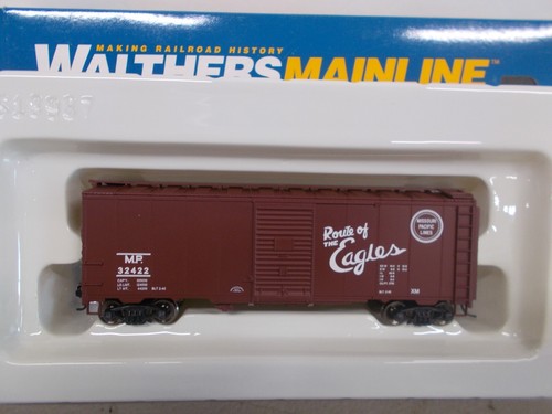 WALTHERS MAINLINE ~ MISSOURI PACIFIC 40' AAR 1944 BOX CAR # 32422 ~ HO ...