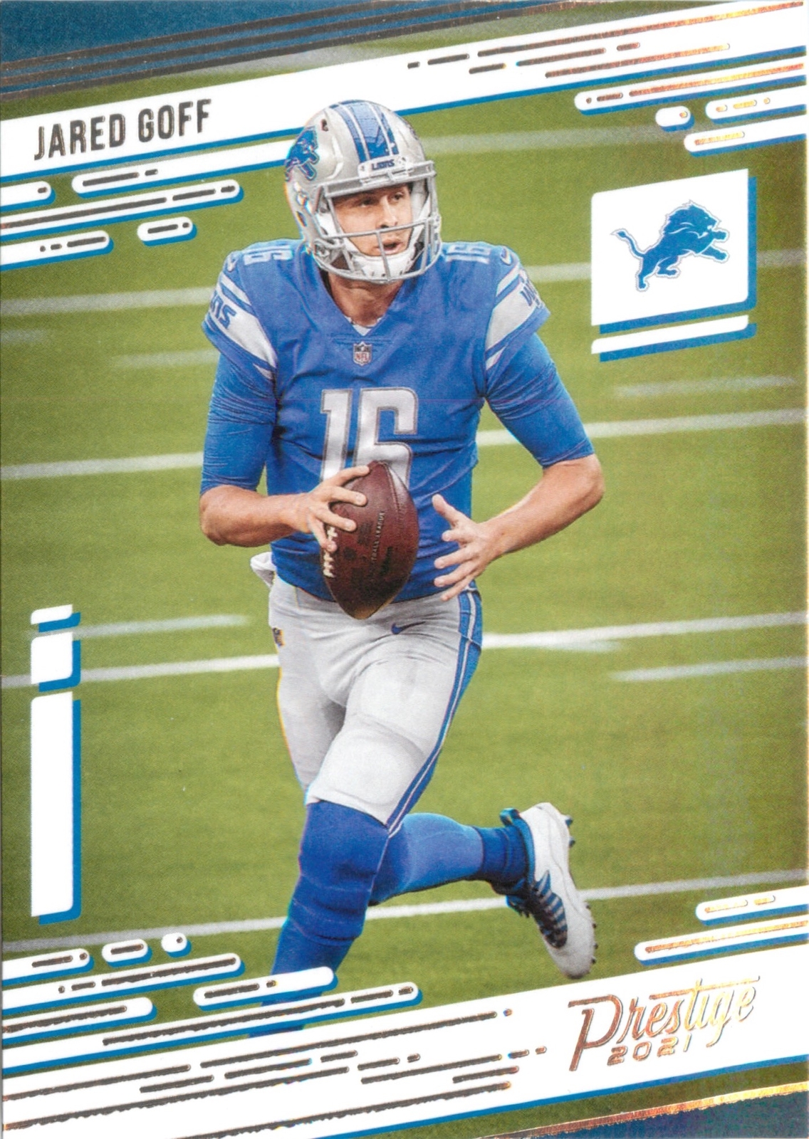 Jared Goff 2021 Panini Prestige Football Base Card #54 Detroit Lions ...