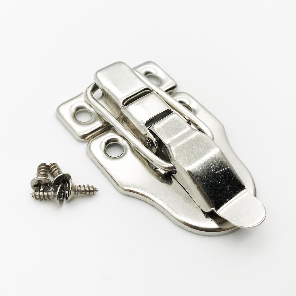 Jewelry Chest Cabinet Wood Box Suitcase Case Trunk Toggle Hasp Latch ...