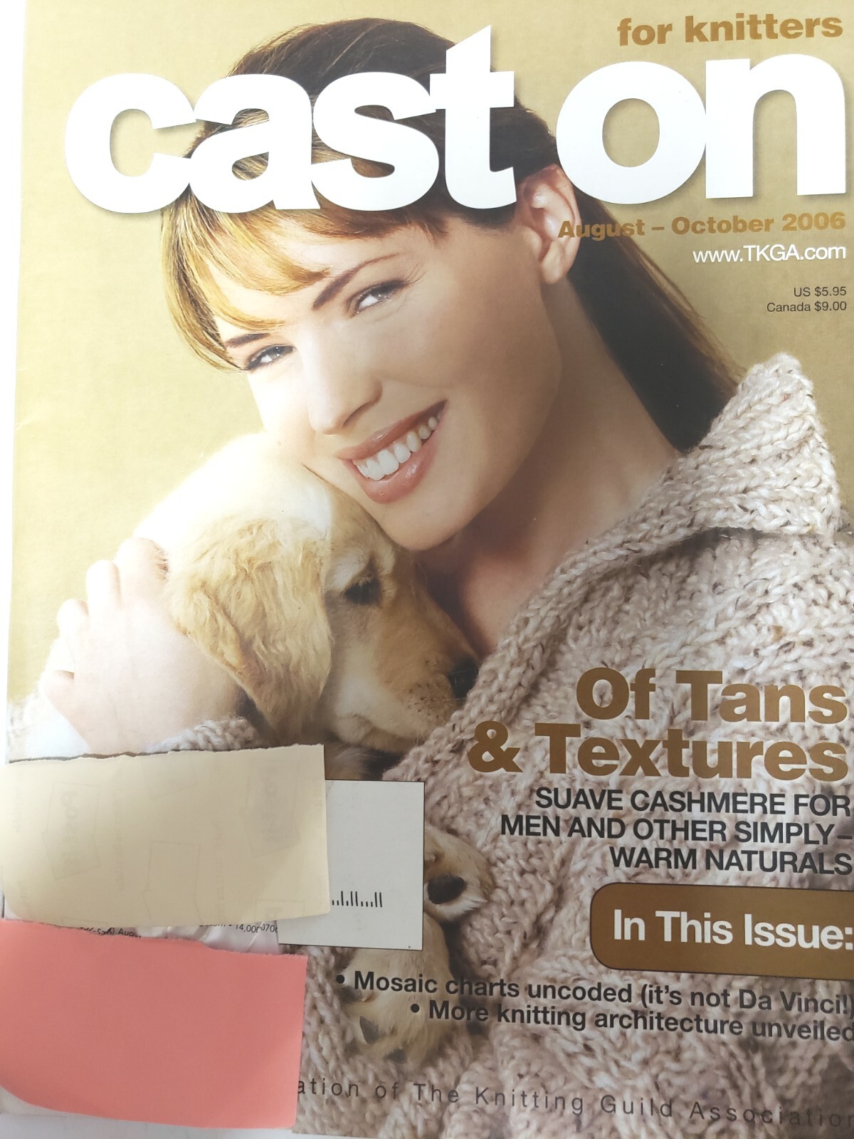 Cast On Magazine August September 2006 For Knitters | eBay