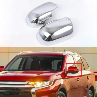 Rearview Side Mirror Cover Trim Emblems compatible for Outlander 2016 ...