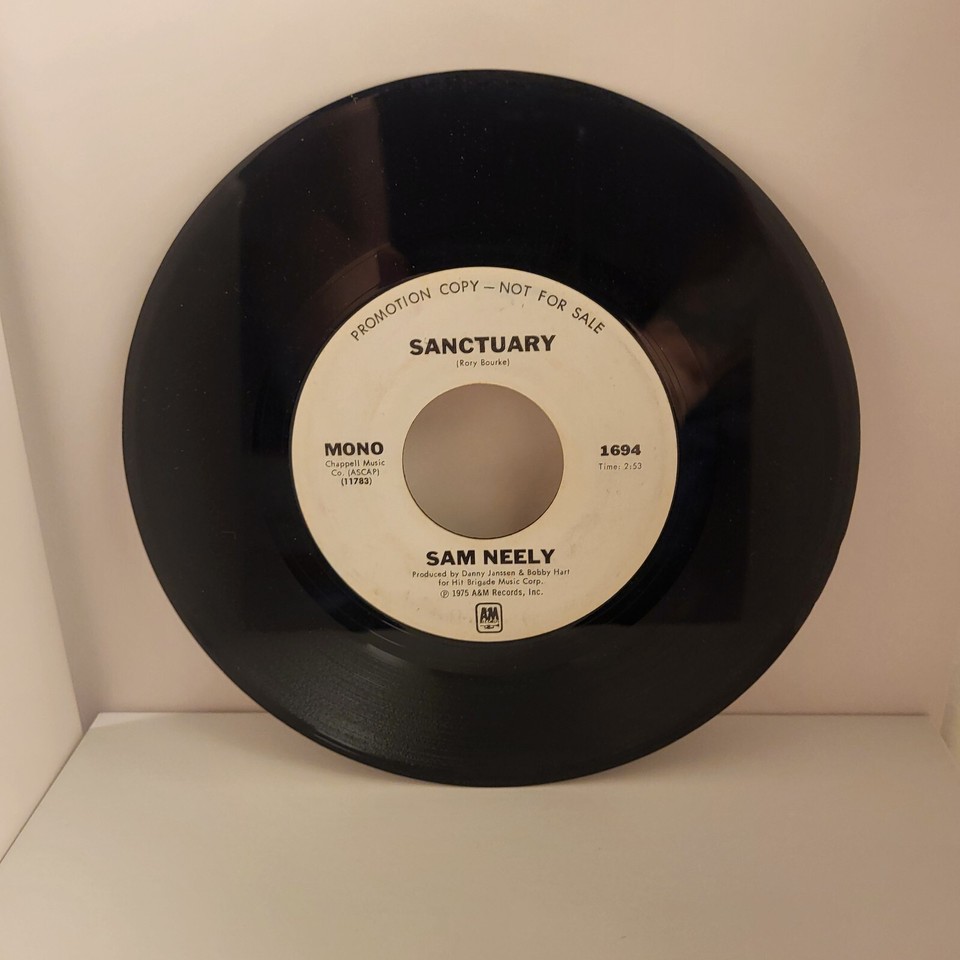 Sam Neely Sanctuary 45 Promo 1975 A&M Stereo/Mono | eBay