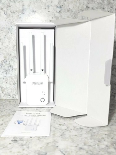 MSRM US754 Long Range Extender 1200Mbps WiFi Amplifier White New Open ...
